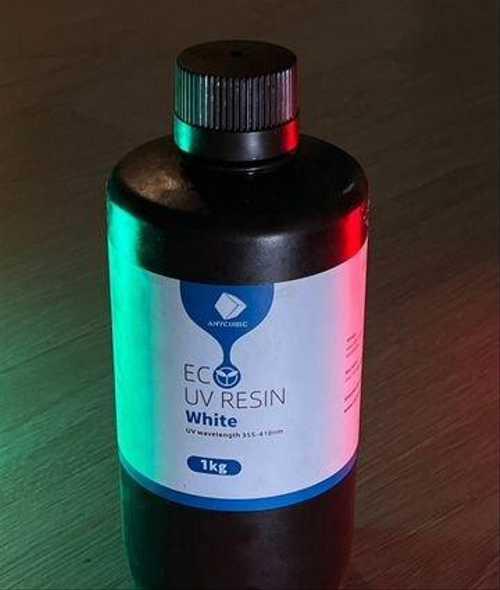 Фотополимер Anycubic ECO UV Resin White (900г)