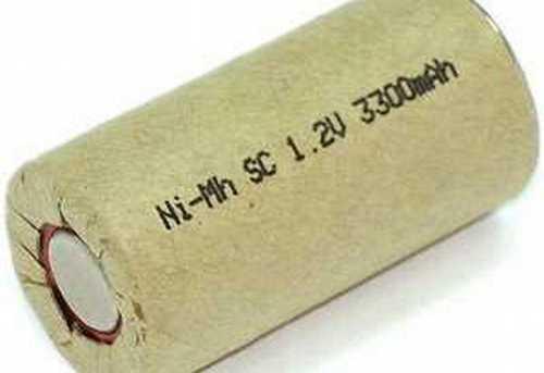 Аккумулятор Ni-Mh SC 1.2V 3300mAh