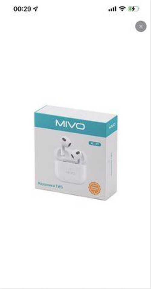 Беспроводные наушники mivo MT-09 Bluetooth 5.1