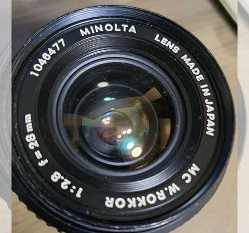 Объектив minolta