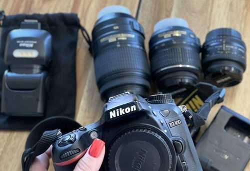 Фотоаппарат Nikon d7100 + полный комплект