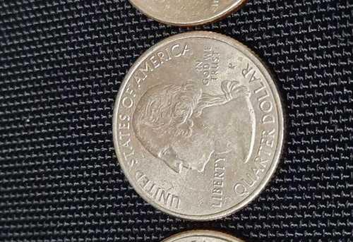 Монеты liberty 1995,2001,2015г