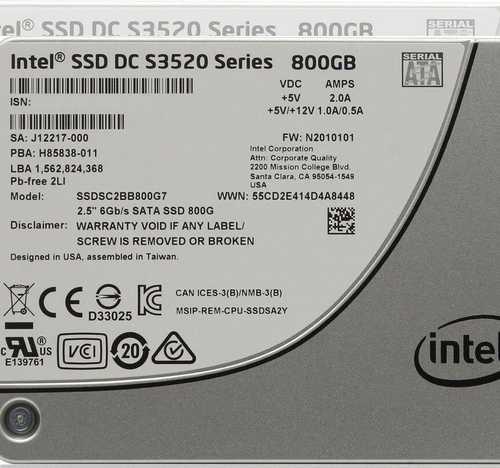 SSD Intel DC S3520