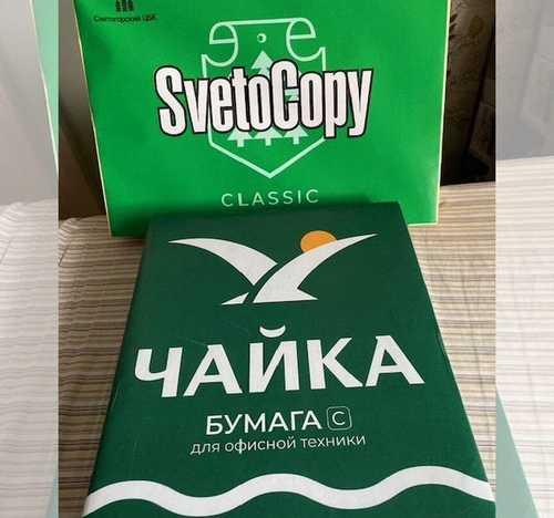 Офисная бумага а4 (210297мм) SvetoCopy, Чайка, Ком