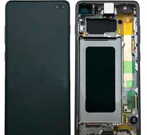 Дисплей для Samsung G975F (S10+) модуль Зеленый
