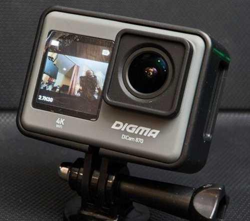 Экшн-камера Digma DiCam 870 4K 60 fps FHD 120 fps