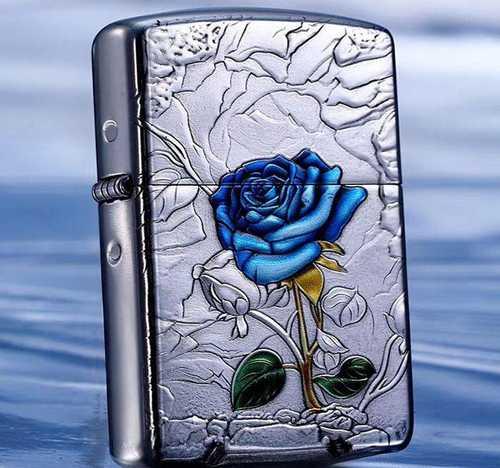 Зажигалка zippo Armor - Blue Rose