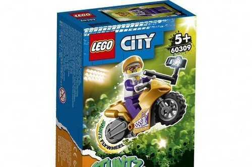 Конструктор lego city Трюковый мотоцикл с