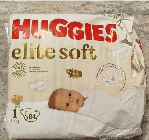 Подгузники huggies elite soft 1