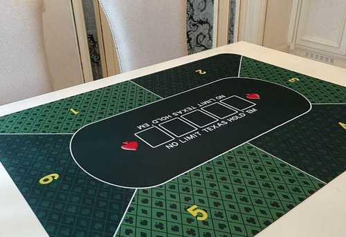 Сукно для покера - прямоугольное 120х90 см