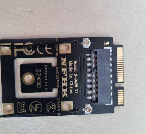 Адаптер M.2 ngff для Mini PCI-E (PCIe + USB)
