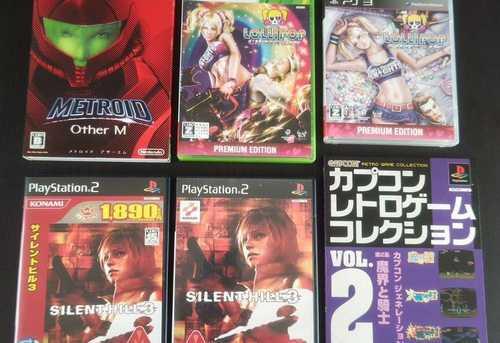 Редкие видеоигры PS1, PS2, PS3, Wii, WinXP japan
