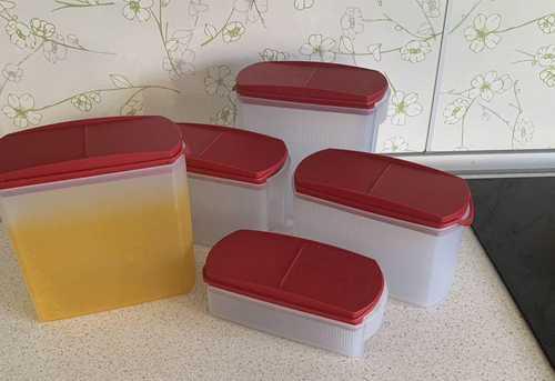 Компактусы tupperware для сухих продуктов набор