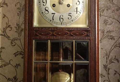 Антикварные настенные часы с боем Г. Мозеръ и Ко