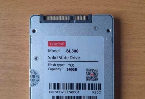 SSD диск Colorfull 240GB SL300 Б/У