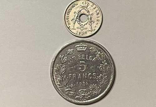 Монеты европы XIX-XXI (4) Бельгия-Нидерланды