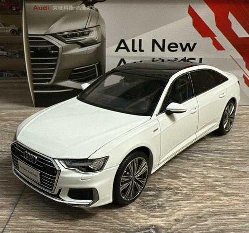 Audi A6 L 2019 white 1/18