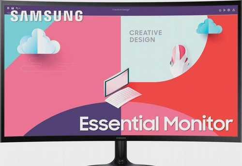 Монитор Samsung 23.8" S24C360EAI, черный