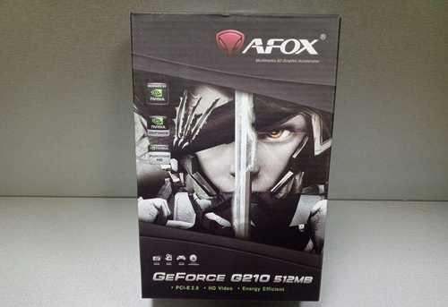 Видеокарта afox Geforce GT210 512Mb DDR3