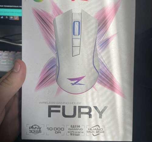 Игровая мышь zet gaming fury wireless