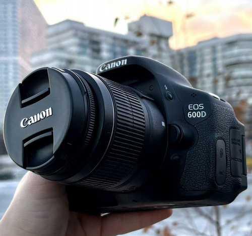 Фотоаппарат canon eos 600d   комплект