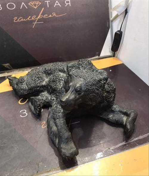 Статуэтка медведь чугун 19 век