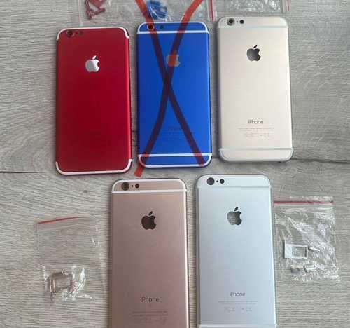 Корпусы iPhone 6 plus, 6, SE1, 5S, 5C, 5