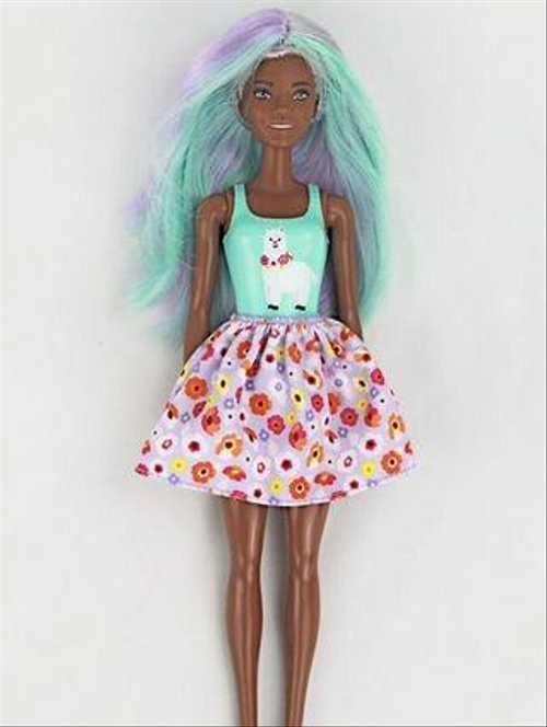 Кукла Mattel Barbie Color Reveal GMT48, Тёмнокожая
