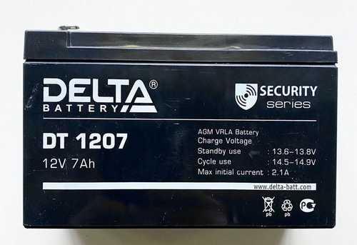 Аккумуляторная батарея Delta DT 1207 (12V / 7Ah)