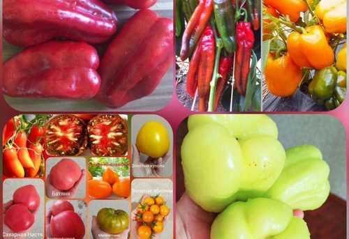 Семена томатов и перцев набором