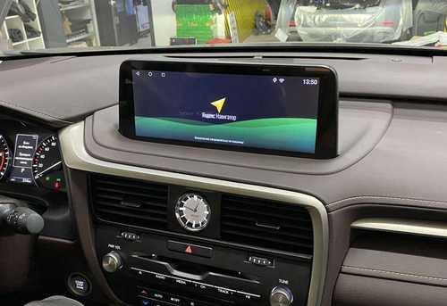 Большой сенсорный монитор на андроиде на Lexus RX