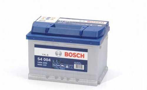 Аккумулятор 60 А/ч о.п. Bosch S4 ток 540