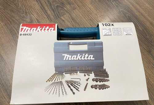 Набор сверл и бит makita 102пр