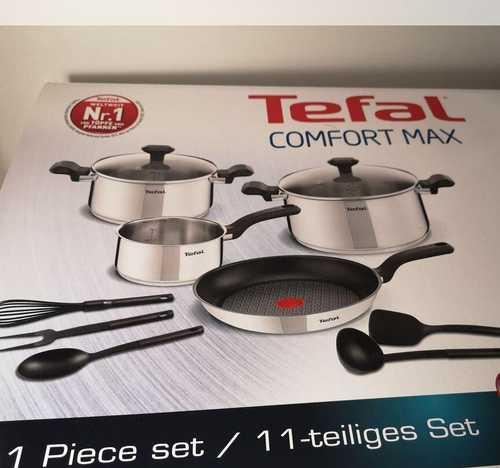 Набор Tefal Comfort Max 11 предм, индукция новый