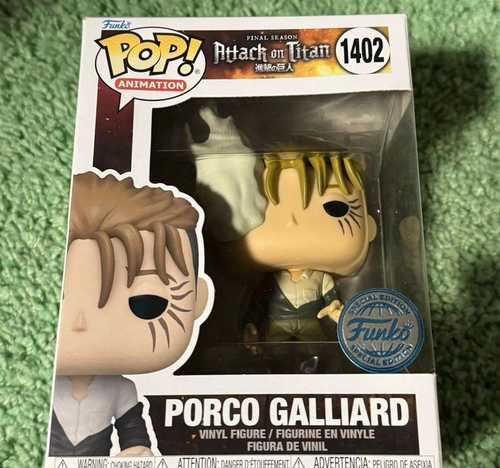 Funko pop Attack on Titan Porco Galliard