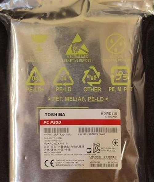 Жёсткие диски Toshiba 1tb