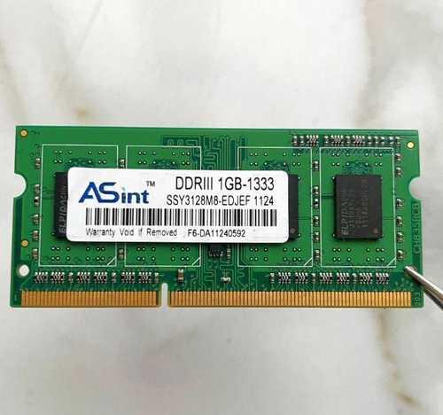 Оперативная память Asint Ram DDR3 1gb