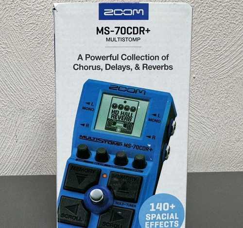 Zoom MS-70CDR  MultiStomp Chorus/Delay/Reverb Peda