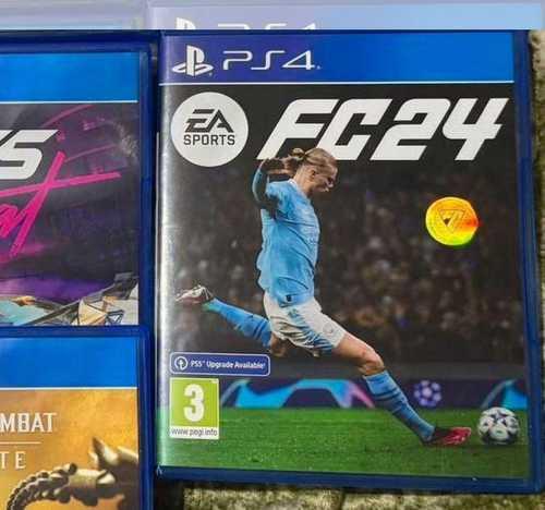 Диски на ps4 fifa 24