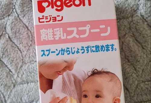 Новая Бутылочка Pigeon с ложкой