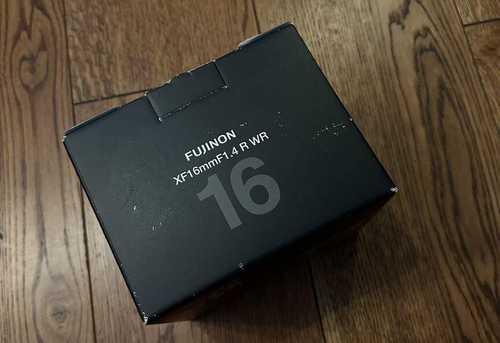 Объектив Fujifilm XF16 mm 1.4 R WR
