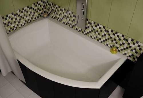 Акриловая ванна угл.160*95 левая Exсellent+панель