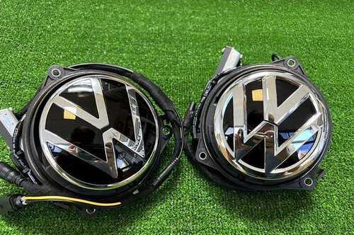 Камера в значок в Volkswagen Golf/Гольф с динамико