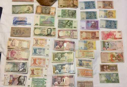 Большая коллекция банкнот боны купюр 68 шт