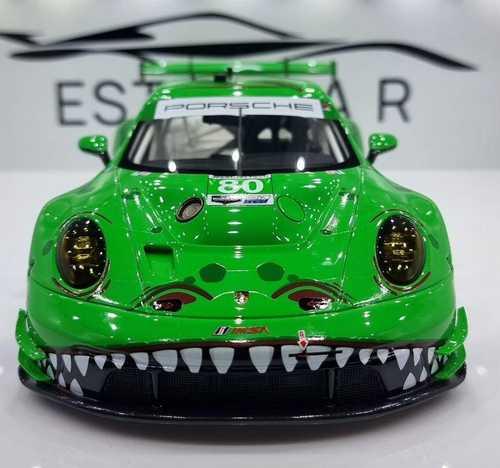 Модель Porsche 911 GT3-R rexy 2023 1:18 TopSpeed