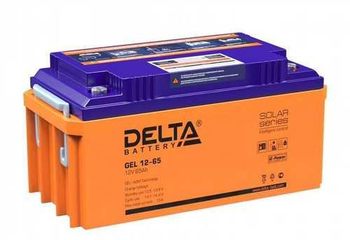 Аккумуляторная батарея Delta GEL 12-65