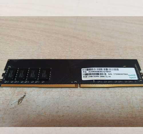 Оперативная память Spacer 8gb DDR4 2666 CL19