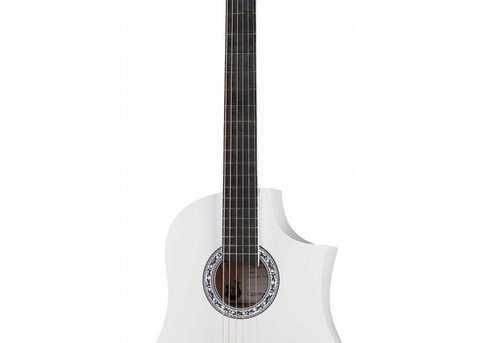 ACD-39A-513-WH Акустическая гитара, белая, матовая