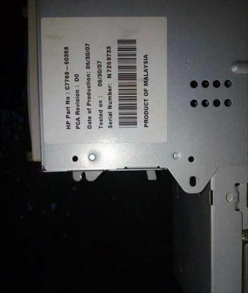 C7769-60368 Логическая плата HP Formatter