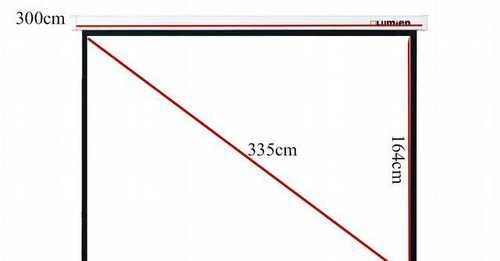 Экран ручной (16:9) Lumien (LMP-100118) 203x300см